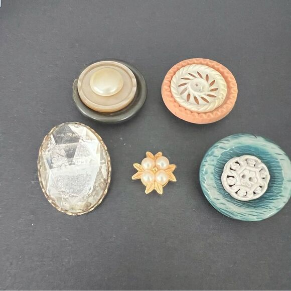 Vintage | Accessories | Vintagebutton Covers Bundle Of 5 | Poshmark